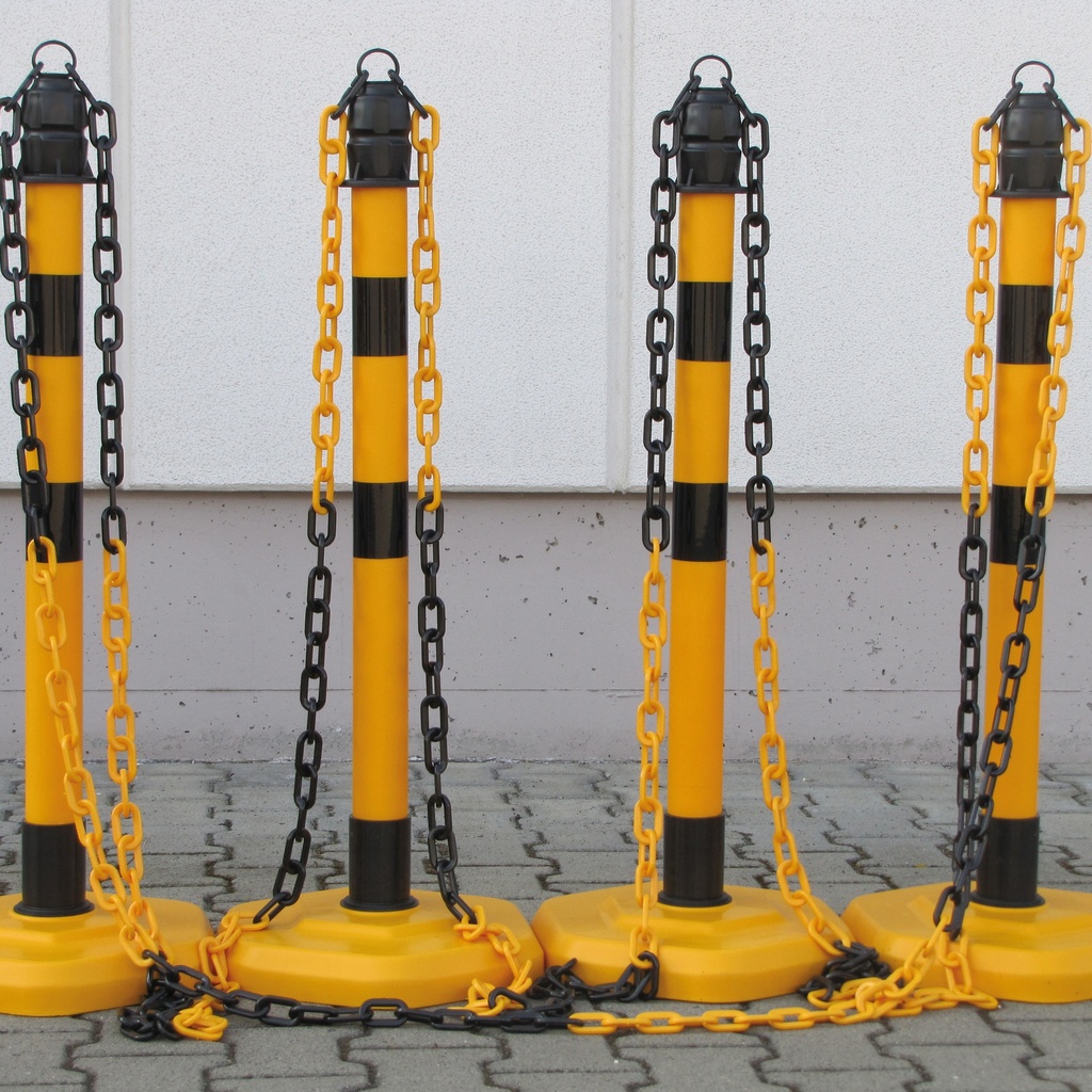 Ensemble de 4 poteaux de balisage | AHB Solutions